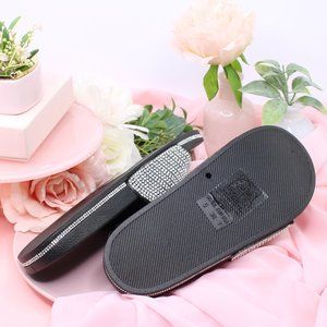 Primark | Shoes | Sparkly Glass Rhinestone Pearl Slide Sandals | Poshmark